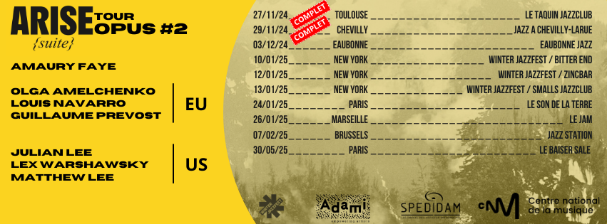 Amaury Faye - ARISE {suite} Tour #Opus2 this winter